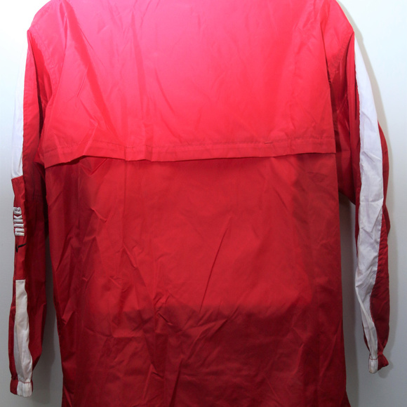 Nike | Jackets & Coats | Rare 9s Vintage Nike Red Windbreaker Jacket ...
